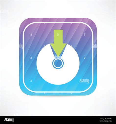 Write To Disk Icon Stock Vector Image Art Alamy
