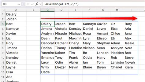 How To Use The Wrapcols And Wraprows Functions In Microsoft Excel