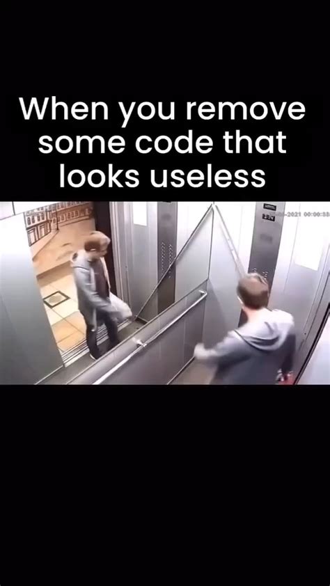 When You Remove Some Code That Looks Useless R Programminghumor