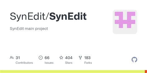 github synedit synedit synedit main project
