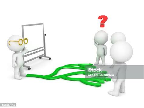 3d 캐릭터는 프레 젠 테이 션과 그들 중 하나에 참석 그것을 이해 하지 않습니다 교사 교육 관련 직업에 대한 스톡 사진 및 기타 이미지 교사 교육 관련 직업 교육