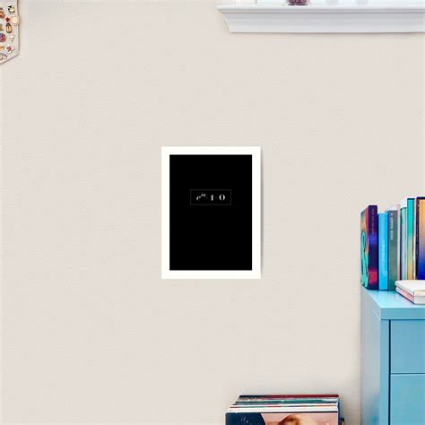 Eulers Identity Art Print For Sale By 7115 Redbubble