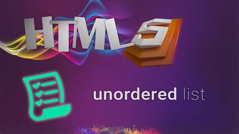 Html For Beginners 16 Introduction To Html Lists Unordered List