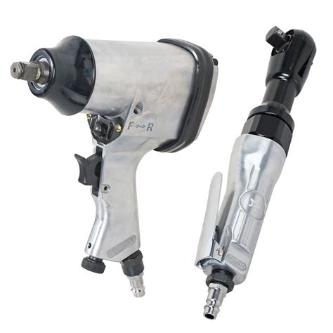Гайковерт пневматический 1/2"DR 330Нм, трещотка 1/2"DR 61Нм, набор с ...