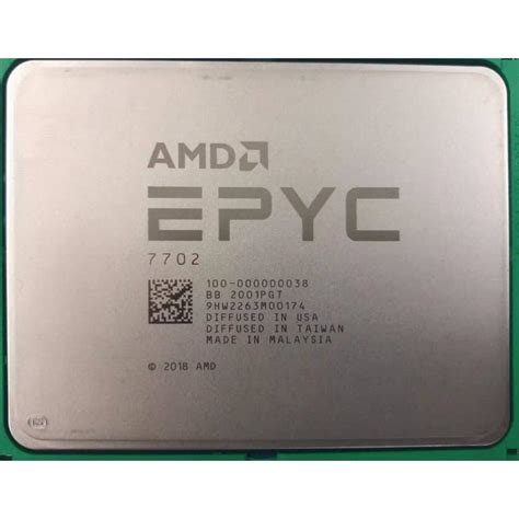 AMD EPYC 7702 64C 2GHz 3.35GHz 256MB Socket SP3 2P 200W :amd-epyc-7702 ...