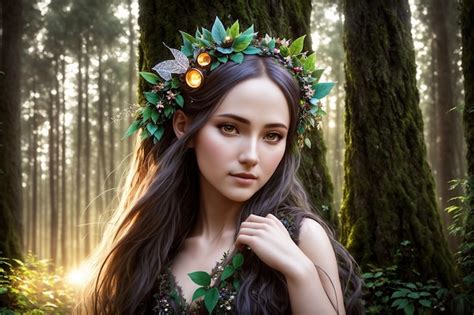 Premium Ai Image Beautiful Inhabitant Of The Forest Mythical