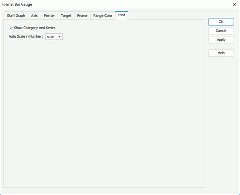 format bar gauge dialog logi analytics