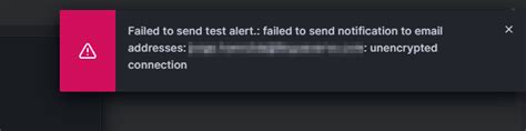 Grafana Alert Email Notifications Not Working On A Non Tls Smtp Server