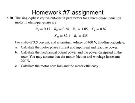 Solved The Single Phase Equivalent Circuit Parameters For A Chegg