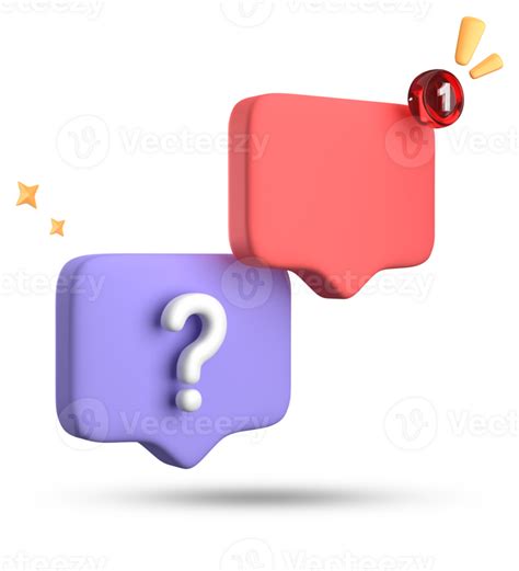 3d Rendering Of Speech Bubble 3d Pastel Chat With Question Mark Icon
