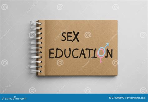 text sex education with female and male gender signs instead of letter