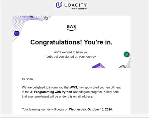 Sonal Bhavsar On Linkedin Aipython Aws Udacity Lifelonglearning