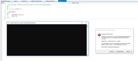 C Debug Assertion Failed ANTLR V Issue Antlr Antlr GitHub