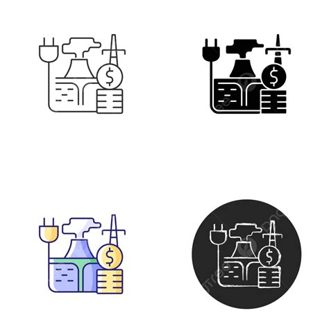 Geothermal Energy Price Icon Vector Purchase Symbol Vector Vector