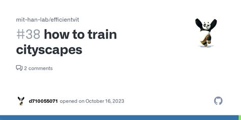 How To Train Cityscapes Issue Mit Han Lab Efficientvit GitHub