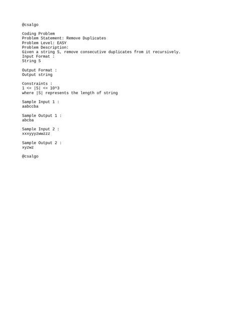 2remove Duplicates Pdf