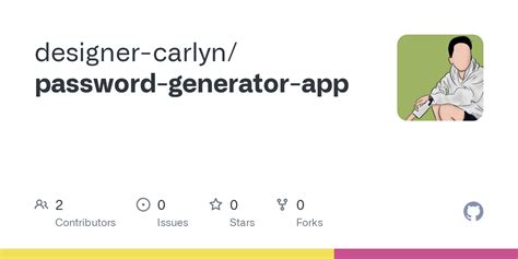 Github Designer Carlyn Password Generator App