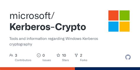 Github Microsoftkerberos Crypto Tools And Information Regarding Github Microsoftkerberos Crypto Tools And Information Regarding