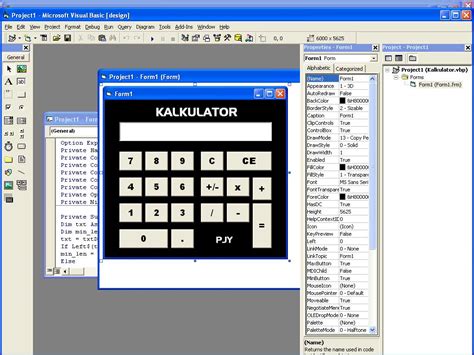 Ilmu Tutorial Kalkulator Sederhana Dengan VB