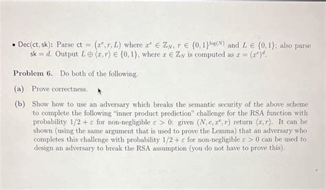 Solved Pke From Rsa In This Section We Design A Pke Scheme