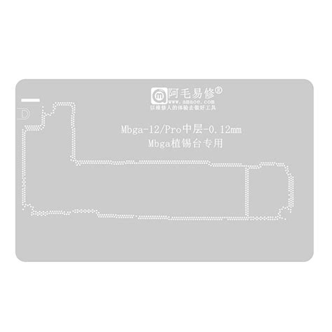 Stencil Interposer Para Iphone 12 Pro De 012mm Amaoe Itouchperu