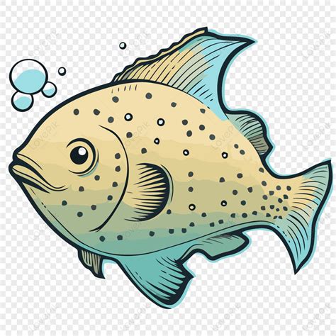 물고기 개요 벡터만화상표클립 아트 Png 일러스트 무료 다운로드 Lovepik