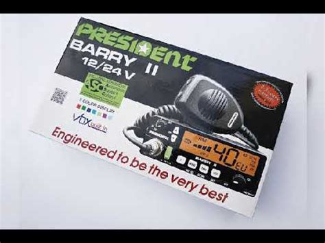 PRESIDENT BARRY II 12/24V - YouTube