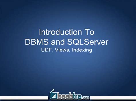 Chapter 4 Functions Views Indexing Pptx Databases Computer