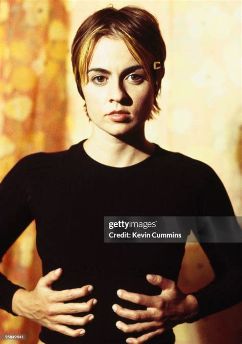Posed Portrait Of Louise Wener Lead Singer With British Band Sleeper