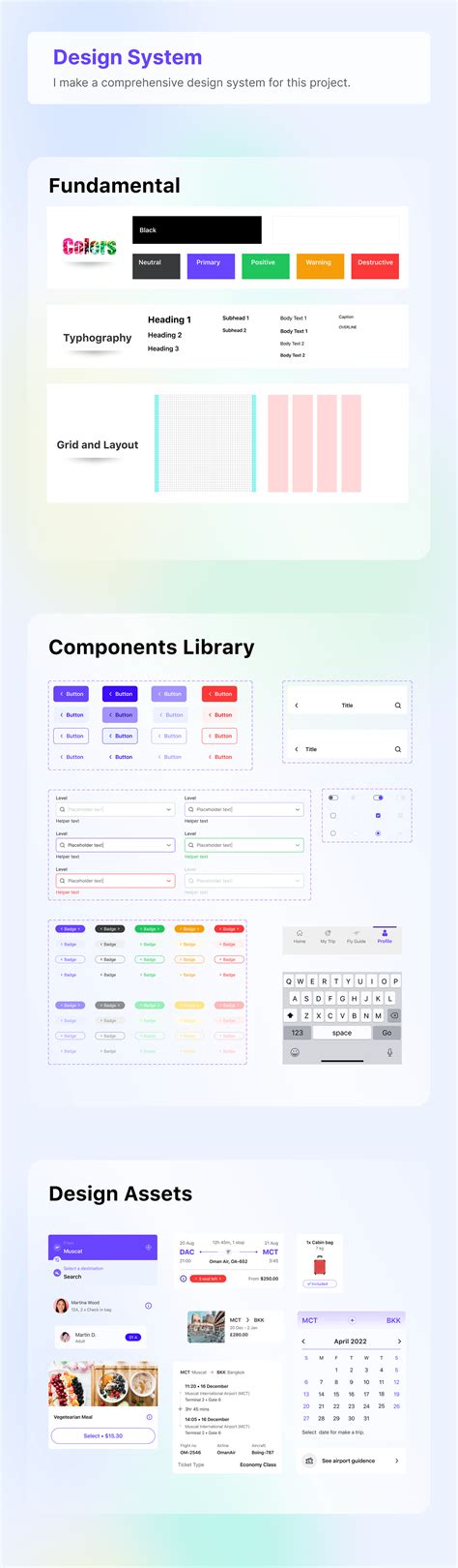 Flight Booking Application With Airport Guide On Behance