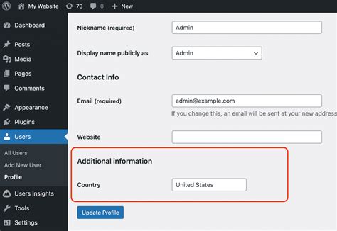 How To Add Custom Fields To Wordpress User Profile Programmatically