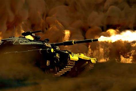 주위에 싸움 전쟁 개념 군사 3d 일러스트와 싸움 촬영에 가상의 디자인숲 색깔의 탱크 3차원 형태에 대한 스톡 사진 및 기타 이미지 3차원 형태 겨냥 군대 Istock