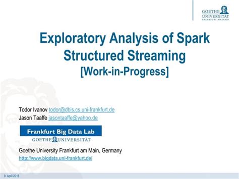 Exploratory Analysis Of Spark Structured Streaming Ppt