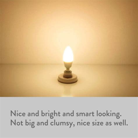 LED Candle Light Bulbs Small Screw Warm White E14 3W 25W Incandescent Bulbs Equivalent