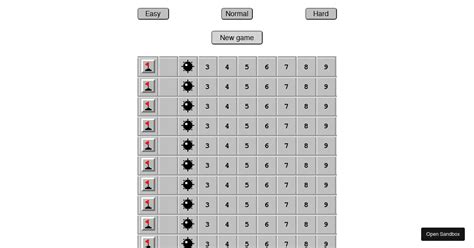 Mine Sweeper Project Codesandbox