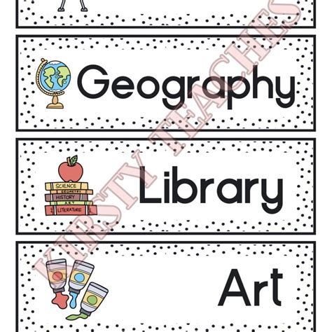 Class Lesson Labels Teacha