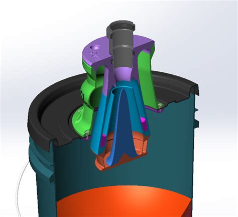 Sl St Two Stage Cyclone Separator 01 Rudi By Sl St Download Free Stl Model