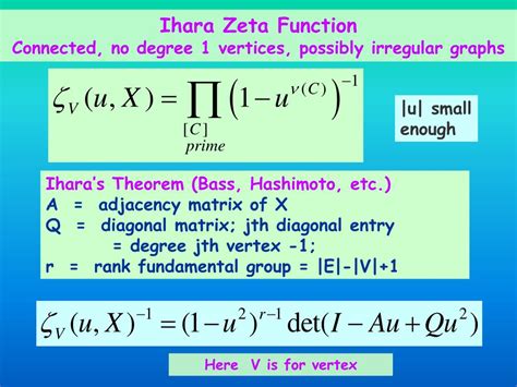 Ppt Fun With Zeta Functions Of Graphs Powerpoint Presentation Free