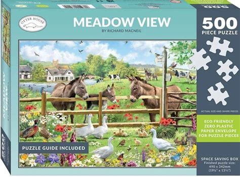 Otter House Meadow View 500 Piece Jigsaw Puzzle Jigsaw Puzzles Direct