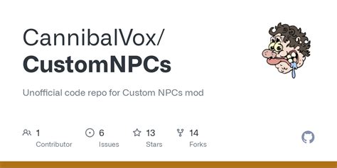 Github Cannibalvox Customnpcs Unofficial Code Repo For Custom Npcs Mod