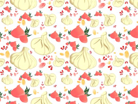 Бесшовный паттерн в стиле 3d на