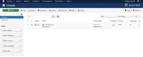 How To Build A New Joomla Website Startup Hub