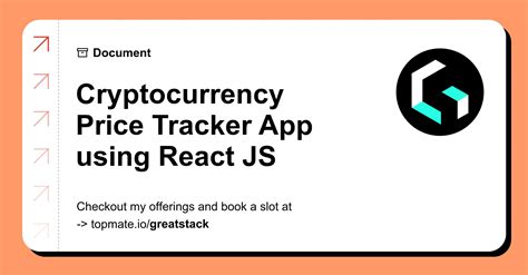 cryptocurrency price tracker app using react js with greatstack