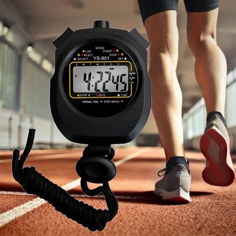 Multi Function Electronic Digital Sport Stopwatch Grandado