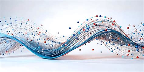 3d ai powered algorithmic flow vector concept as a clean abstract