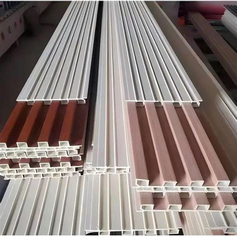 Interior Pvc 3d Fluted Cladding Indoor Wall Panel Wpc Cladding For Outdoor Decoration Wpc