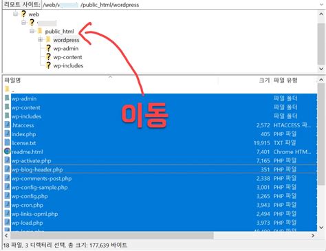 워드프레스 주소에서 하위 디렉터리 제거 방법 워드프레스 정보꾸러미
