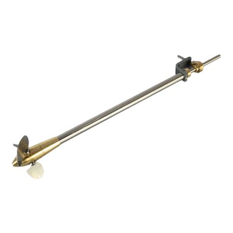 Variable Pitch Propeller Set Up To Fit Model Boat Steam Engine With Dual Bearing Rudder