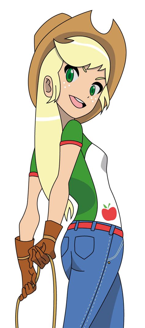 Applejack Anime Style By Lhenao On Deviantart