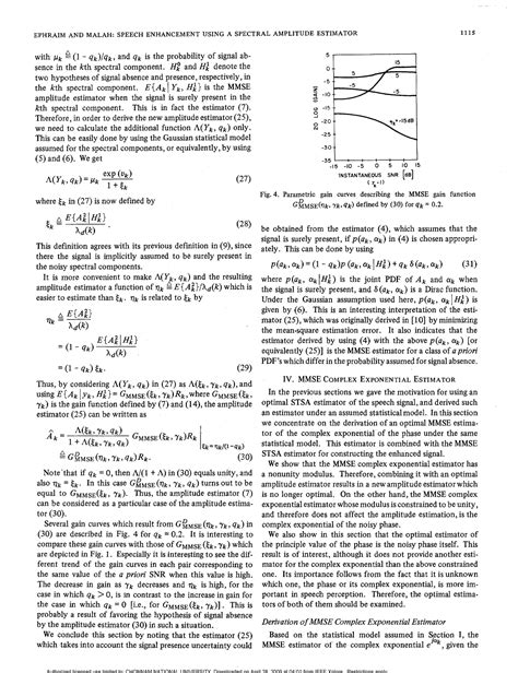Speech Enhancement Using A Minimum Mean Square Error Short Time